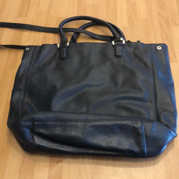 The Limited | Bags | The Limited Black Leather Tote Bag | Poshmark